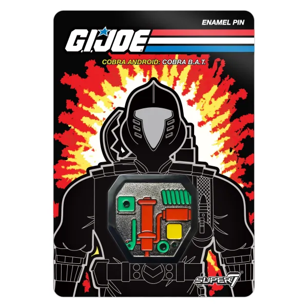 Super7 G.I. Joe^G.I. Joe Enamel Pin - Cobra B.A.T. - Super7