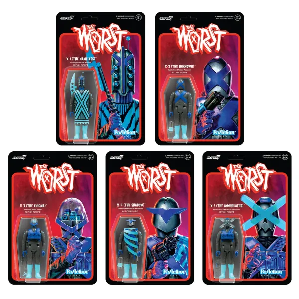 Super7 The Worst^The Worst - X-Series (Infrared) Full Set - Super7
