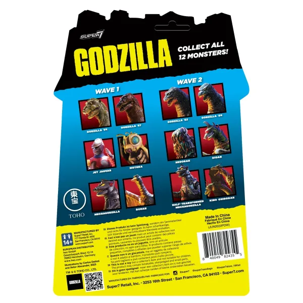 Super7 Godzilla^Toho Reaction Figure Wave 2 - Half-Transformed ...