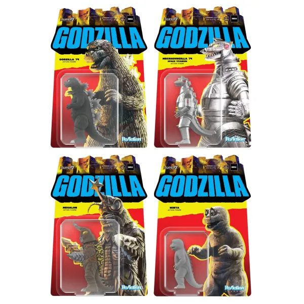 Super7 Godzilla^Toho Reaction Wave 3 - Godzilla '74, Mechagodzilla '74 ...