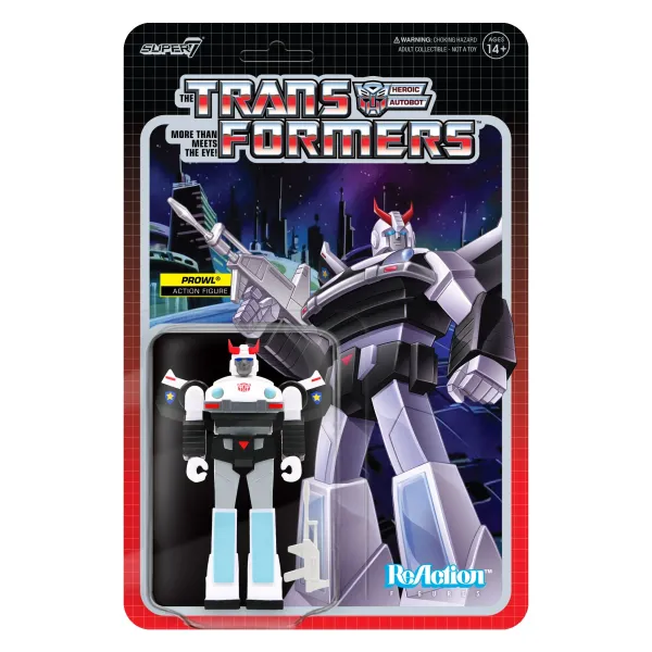 Super7 Transformers^Transformers Reaction Figure Wave 5 - Prowl - Super7