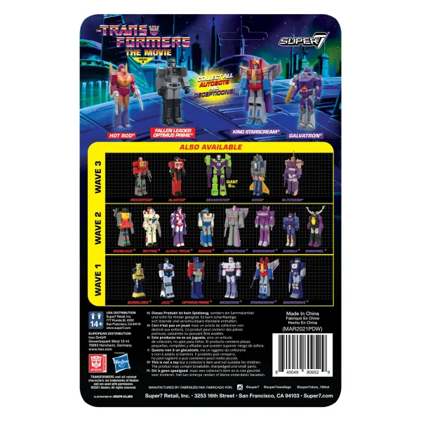 Super7 Transformers^Transformers Reaction Figure Wave 4 - Hot Rod - Super7